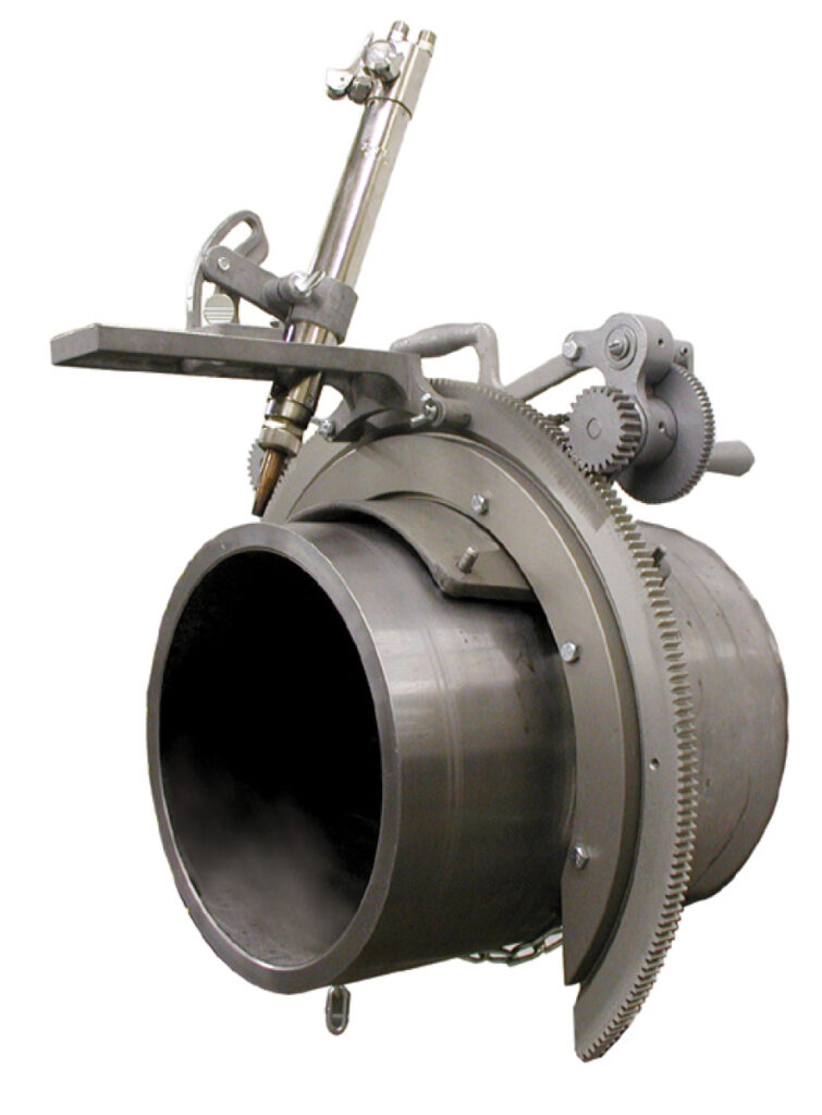 Mathey Dearman Saddle Pipe Beveling Machine 6″-12″ - 4-Horn Industrial